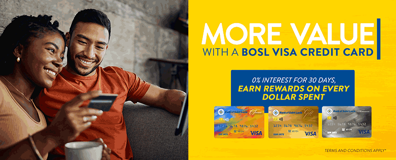 More Value With A BOSL Visa Credit Card